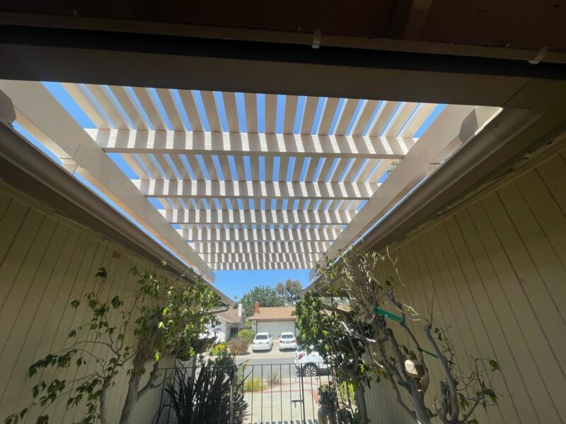 Slatted Patio Cover in San Diego, CA | Genesis Home Improvements